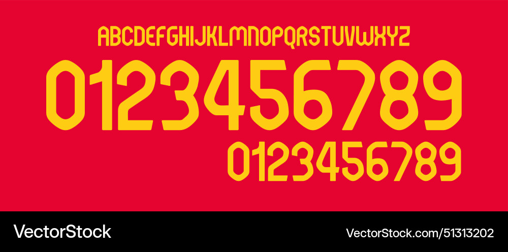 Spain font 2024 Royalty Free Vector Image - VectorStock