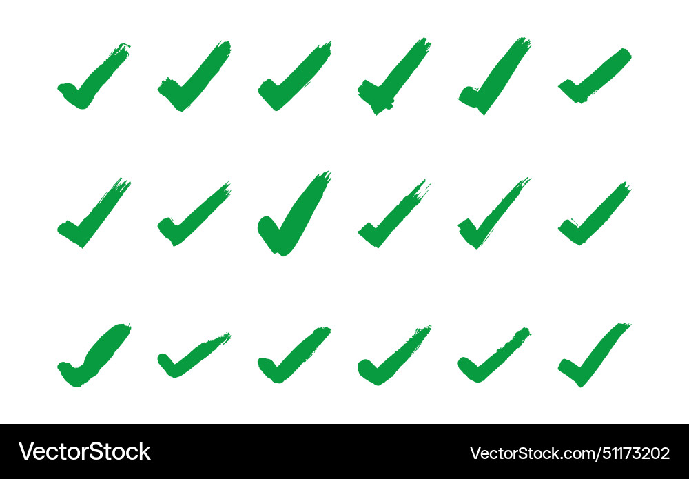 Tick check mark 1 Royalty Free Vector Image - VectorStock
