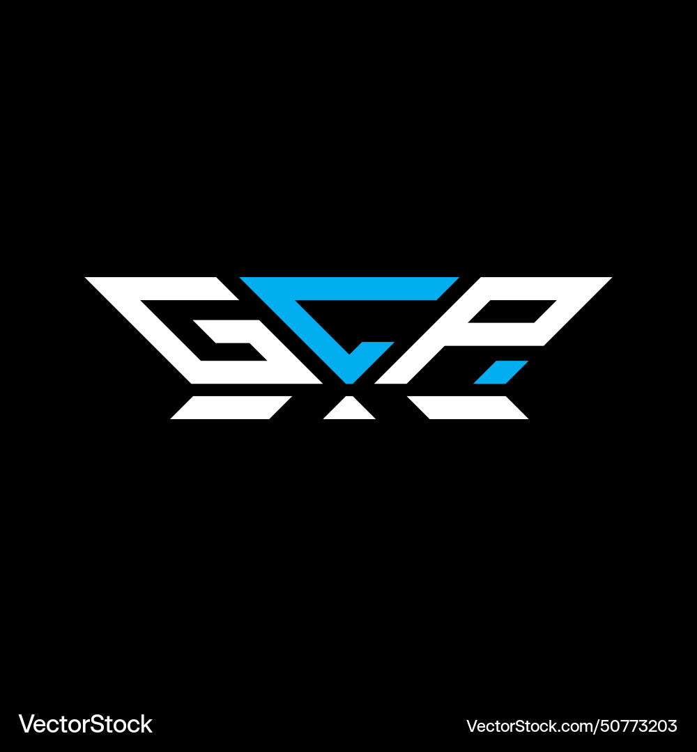 Glp letter logo design simple and modern Vector Image