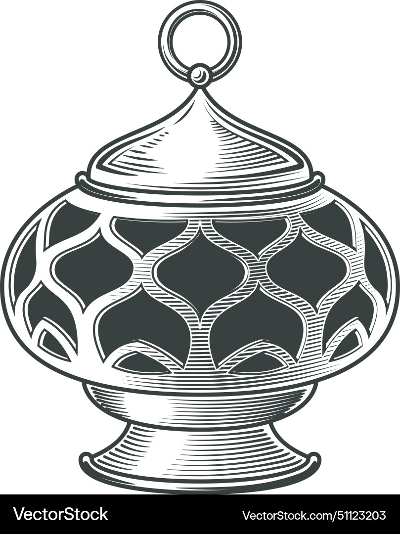 Jar linework creative design Royalty Free Vector Image