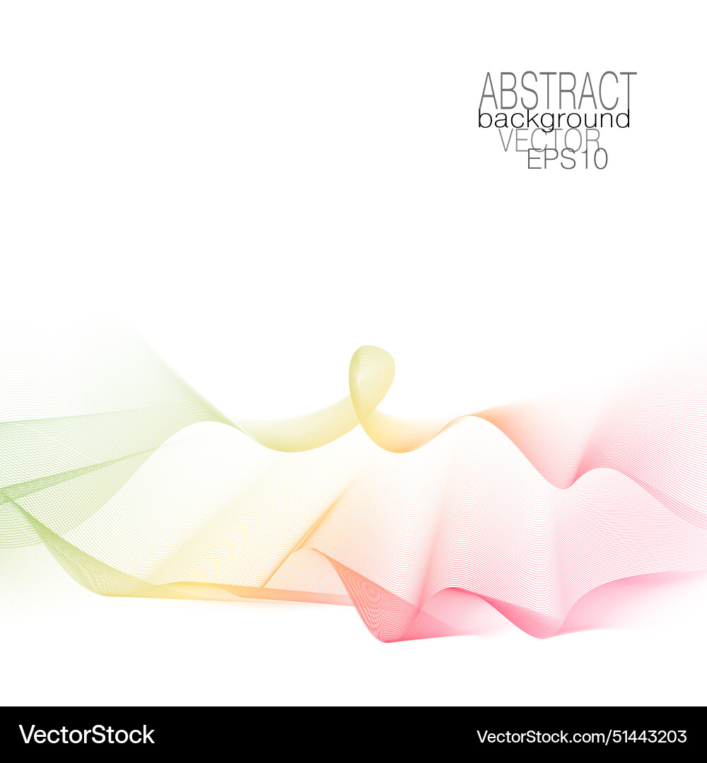 Red yellow green line art pattern draped veil Vector Image