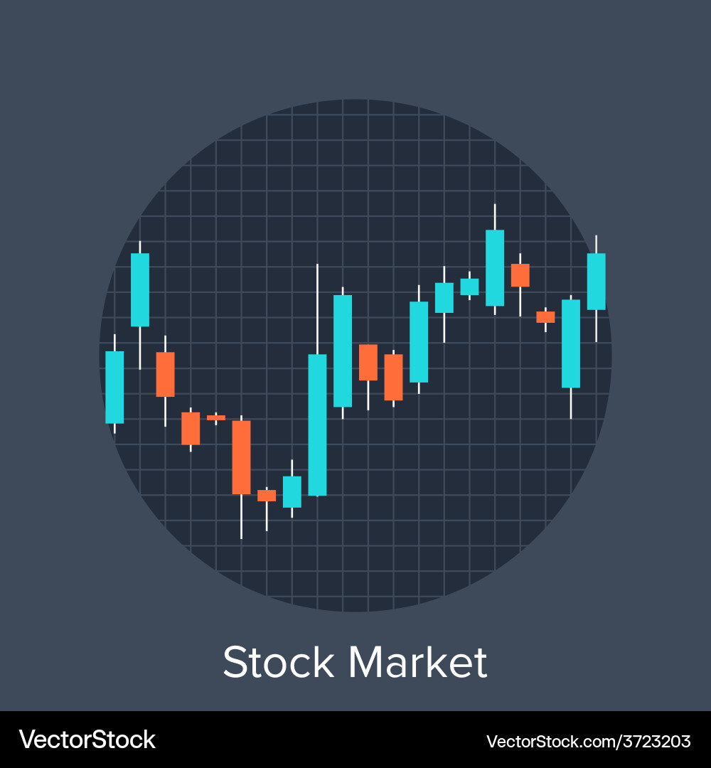 Stock market Royalty Free Vector Image - VectorStock