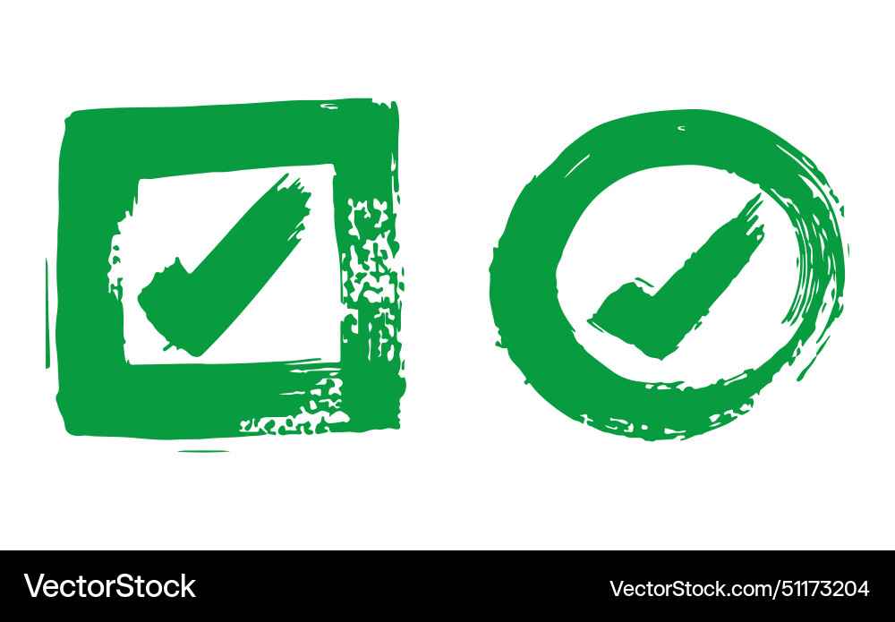 Tick check mark 3 Royalty Free Vector Image - VectorStock