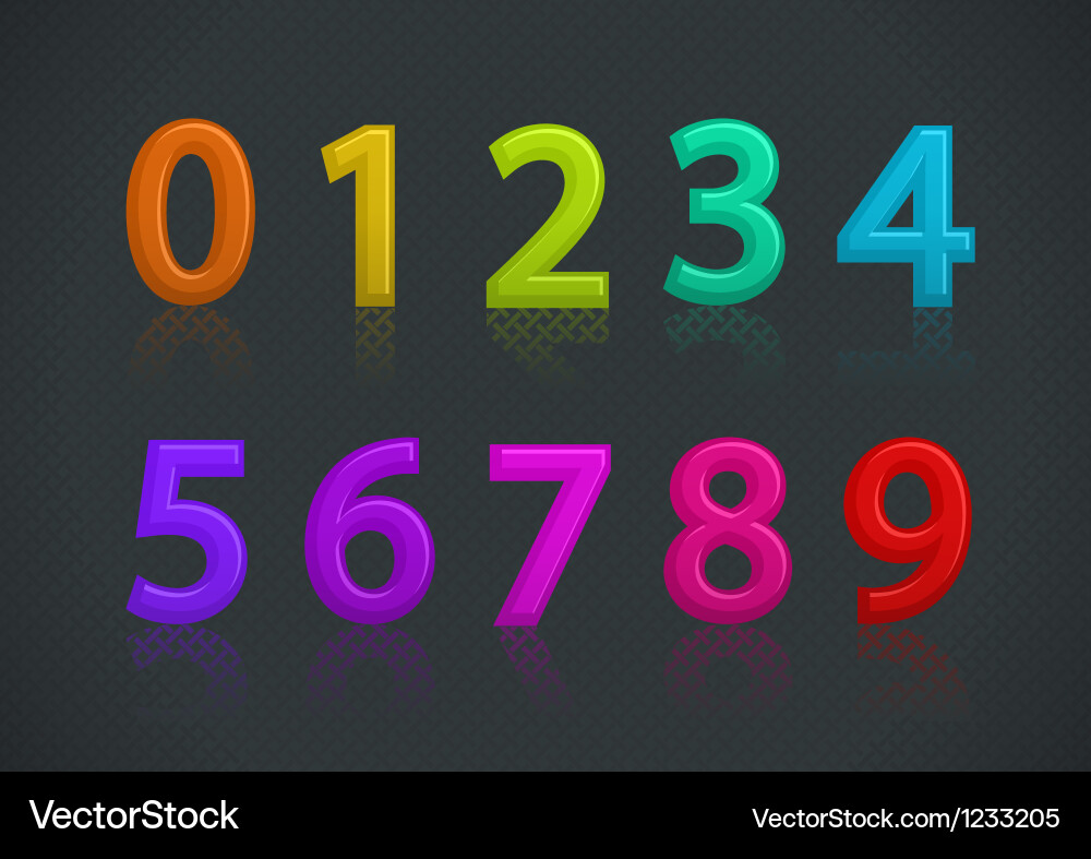 Canvas 123 Royalty Free Vector Image - VectorStock