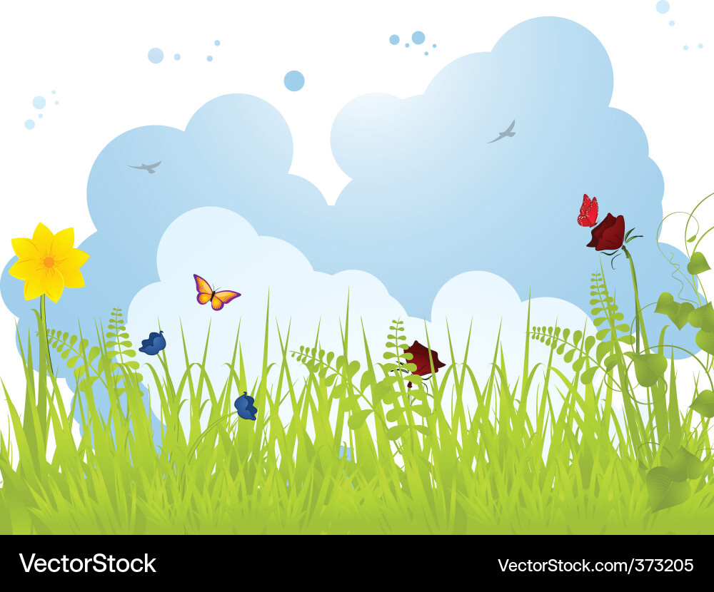 Spring background Royalty Free Vector Image - VectorStock