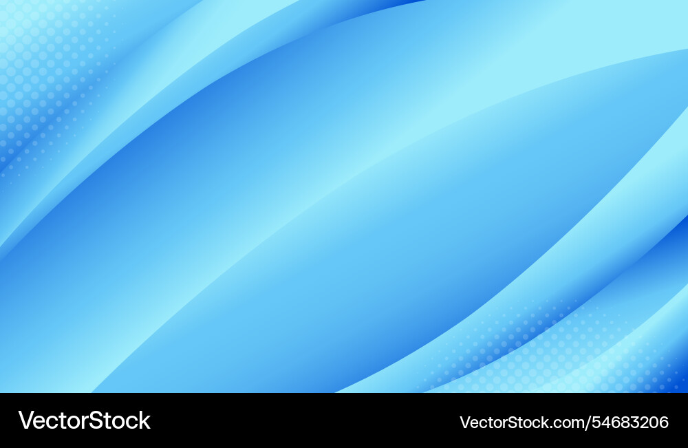 Abstract blue wavy background design Royalty Free Vector
