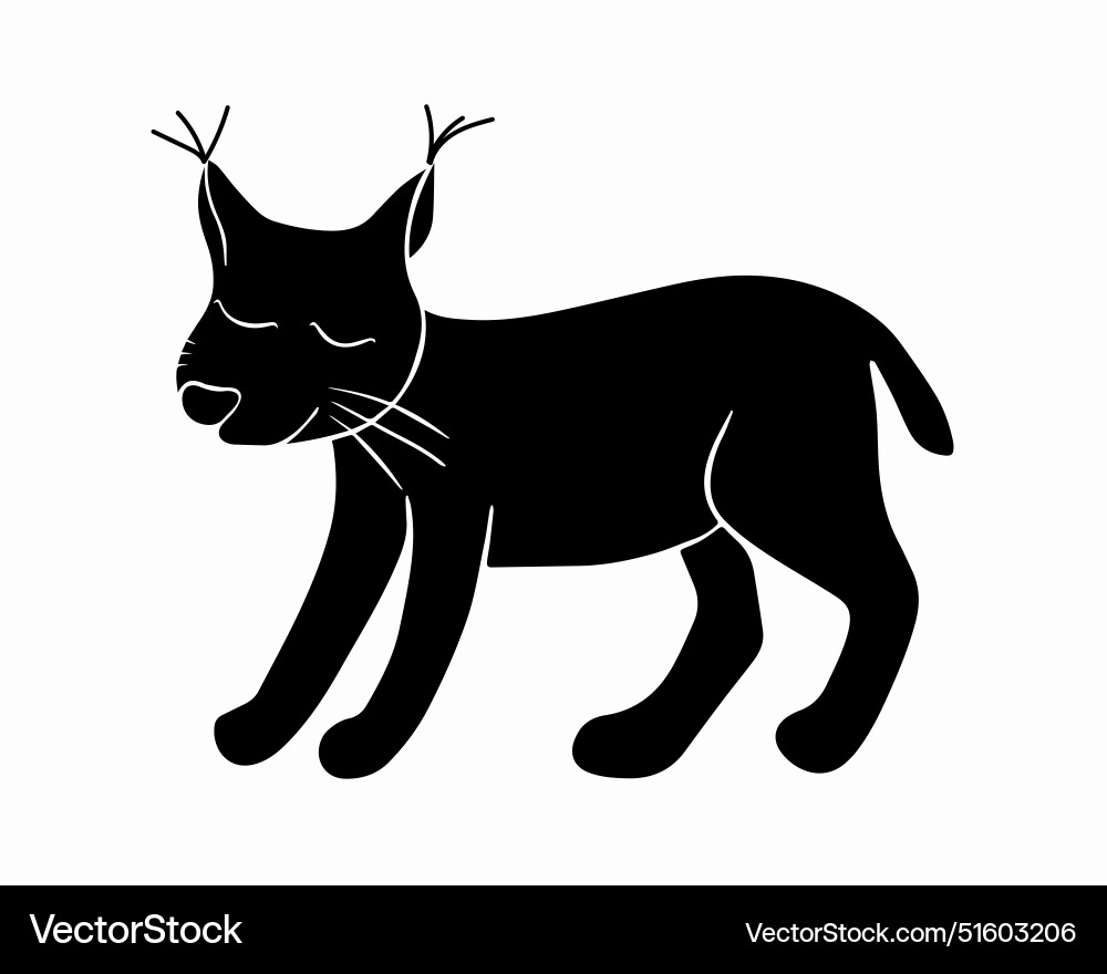 Lynx animal Royalty Free Vector Image - VectorStock
