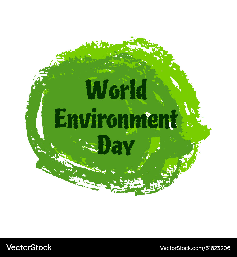 World environment day background Royalty Free Vector Image