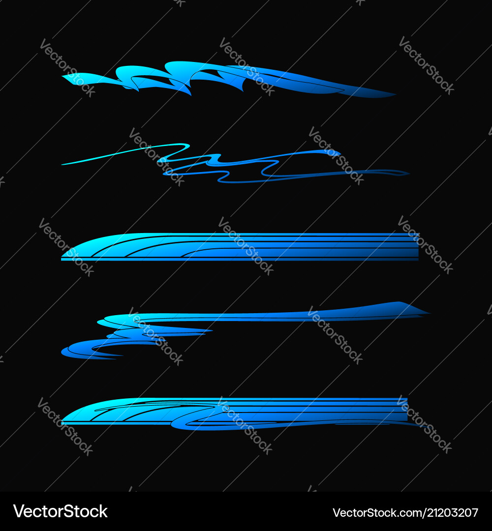 Racing Speed Graphics Royalty Free Vector Image