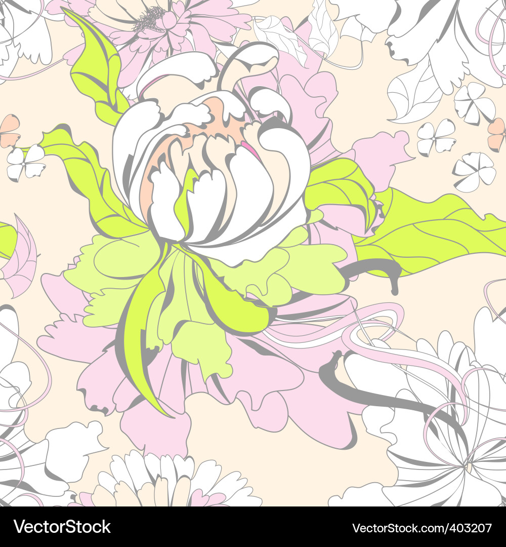 Seamless wallpaper Royalty Free Vector Image - VectorStock