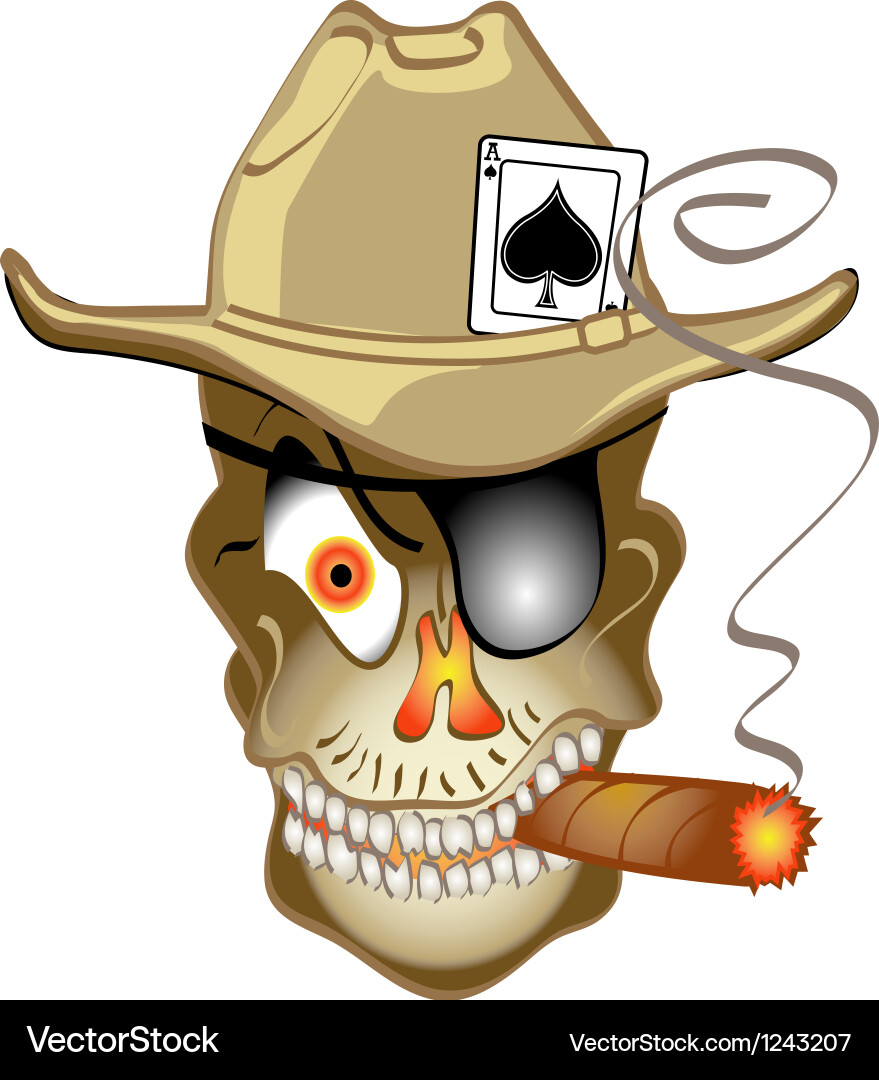 Skull bandit Royalty Free Vector Image - VectorStock