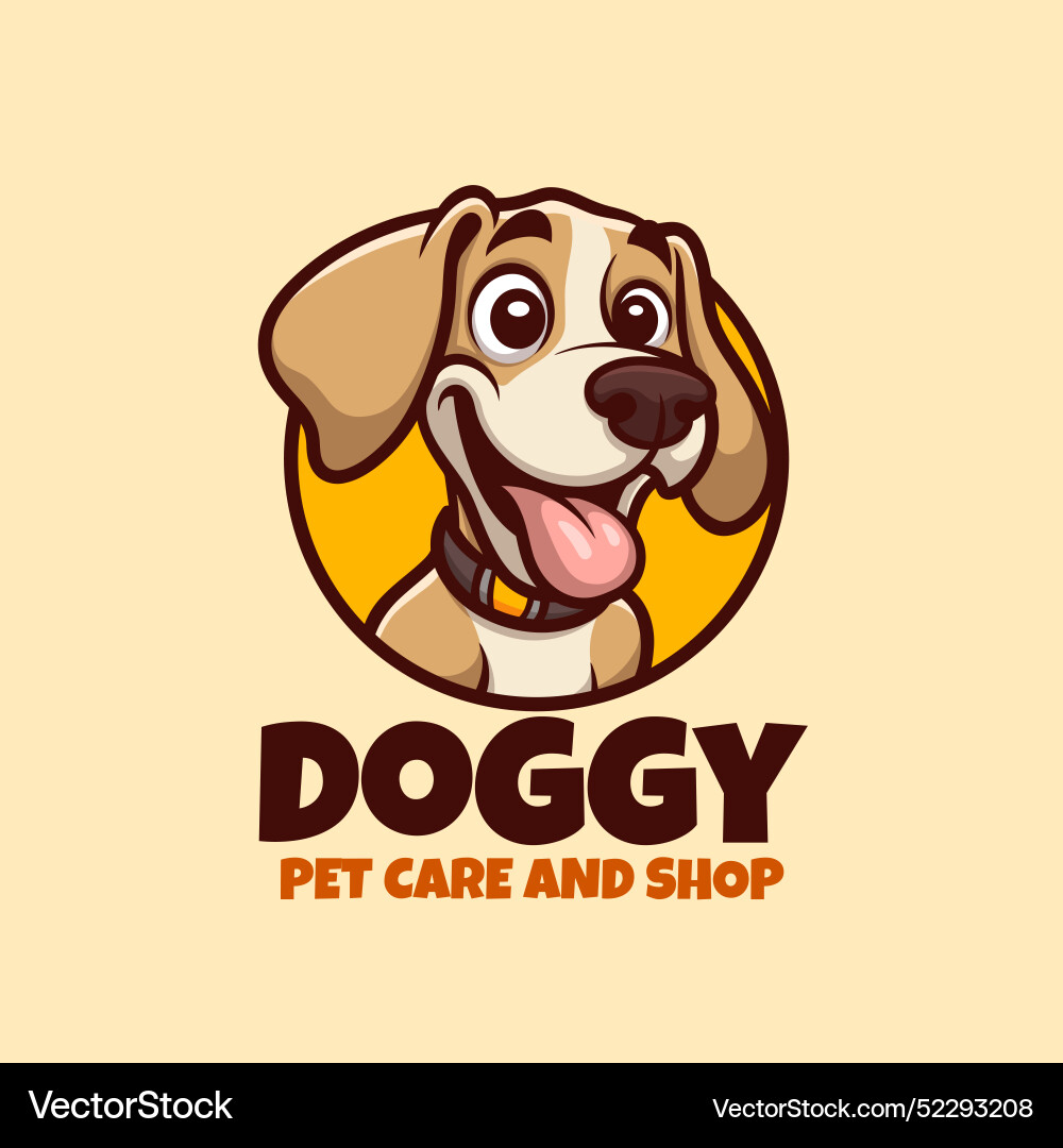 Doggy pet cartoon Royalty Free Vector Image - VectorStock