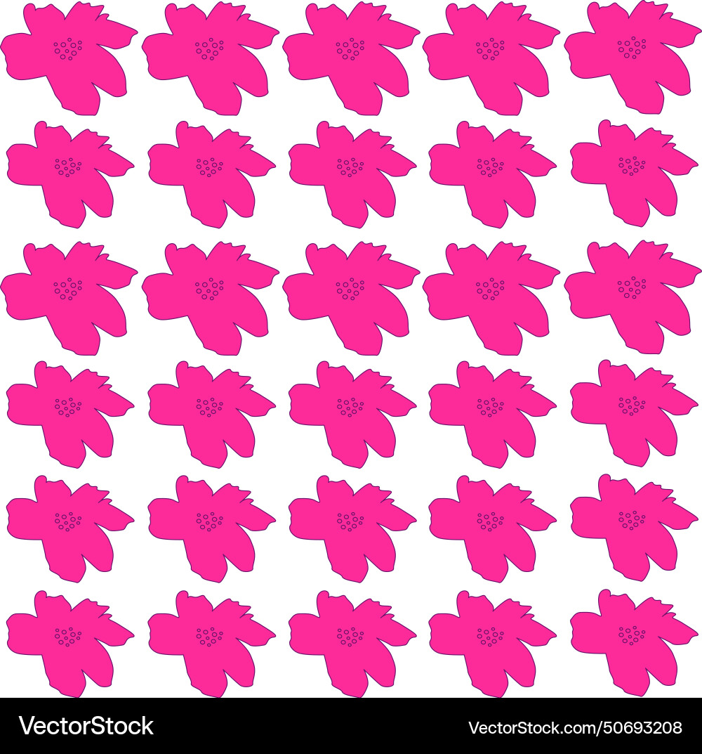 Luxury pink floral pattern texture wallart Vector Image