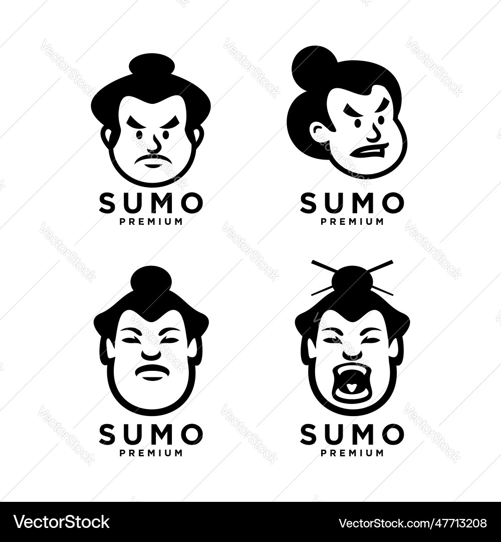 Sumo Face Vector Images (94)