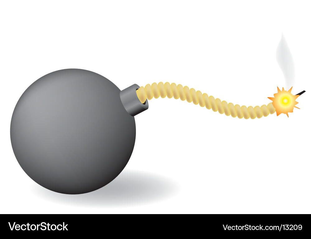 Bomb Royalty Free Vector Image - VectorStock