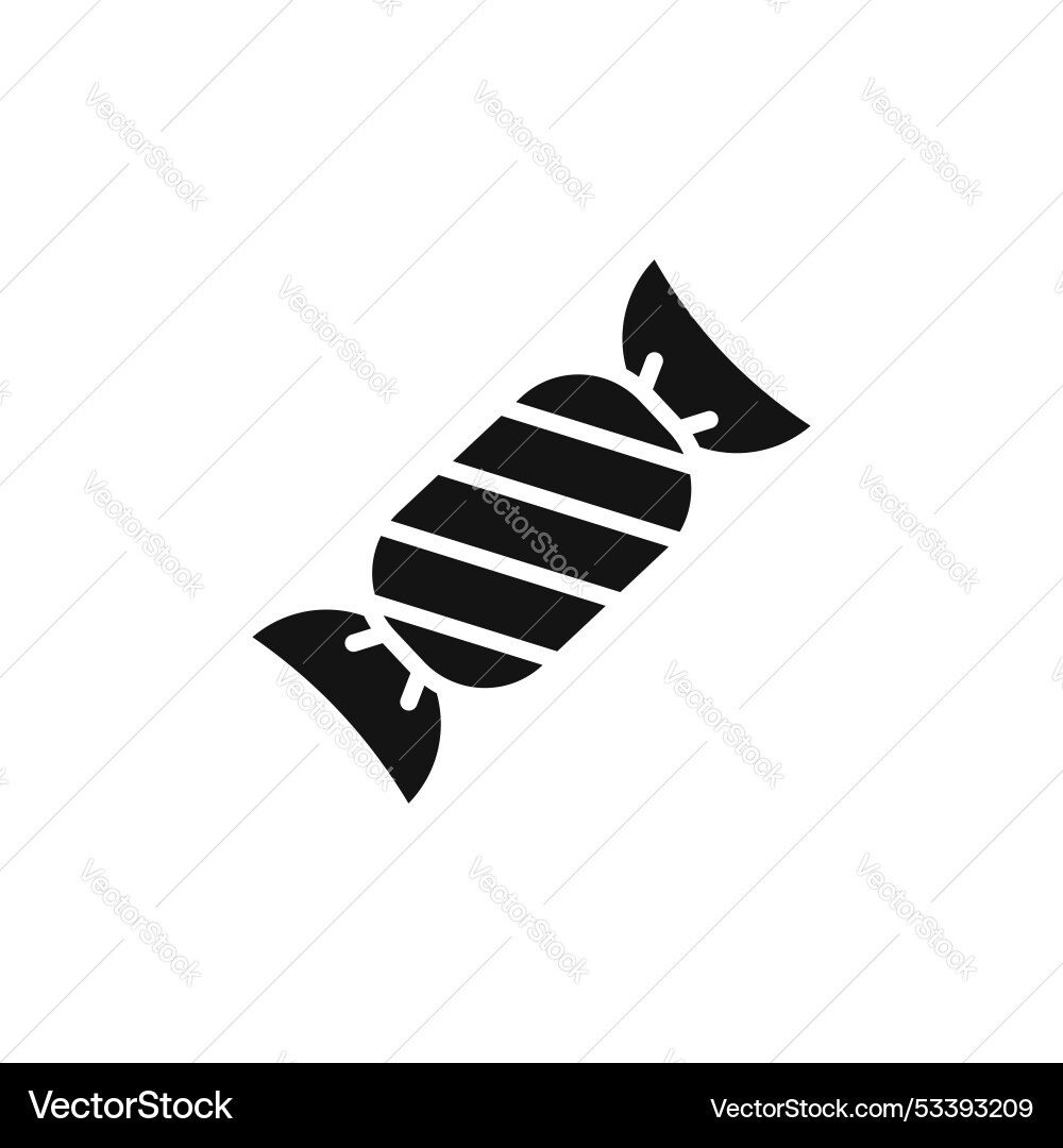 Candy-sweet icon isolated on white background Vector Image
