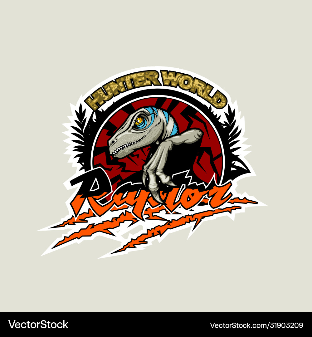 Raptor Hunter Logo Royalty Free Vector Image - VectorStock