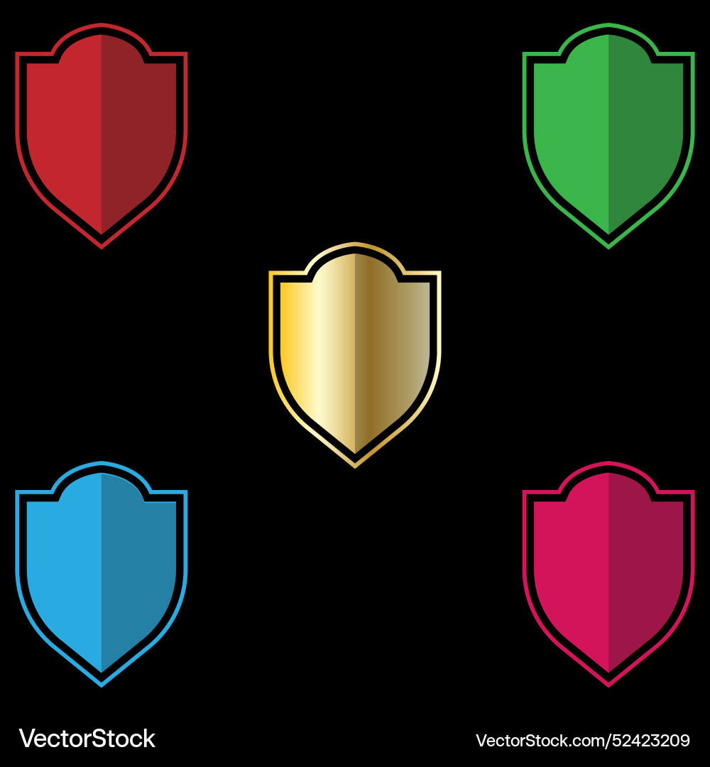 Shield 17 Royalty Free Vector Image - VectorStock