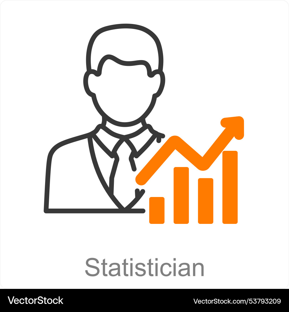 Statistician Royalty Free Vector Image - VectorStock
