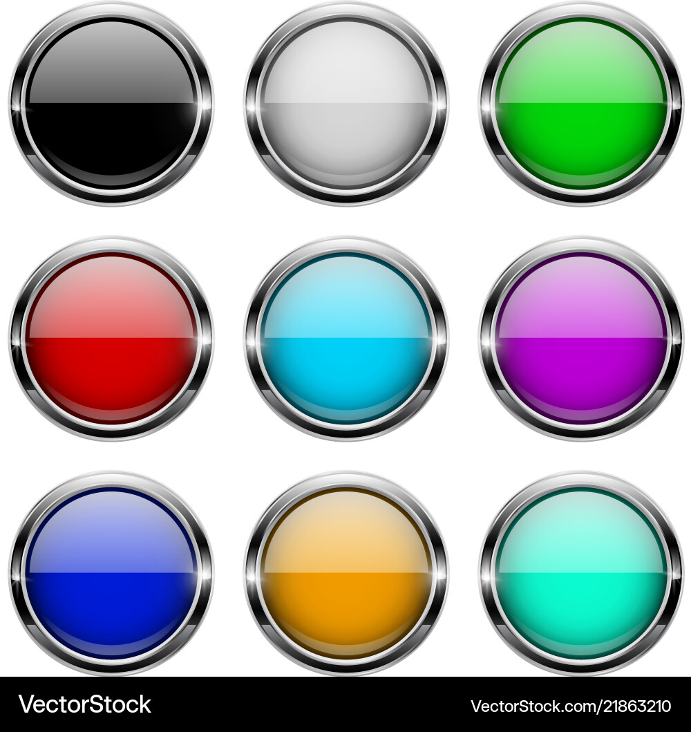 Violet Buttons Oval Vector Images (55)