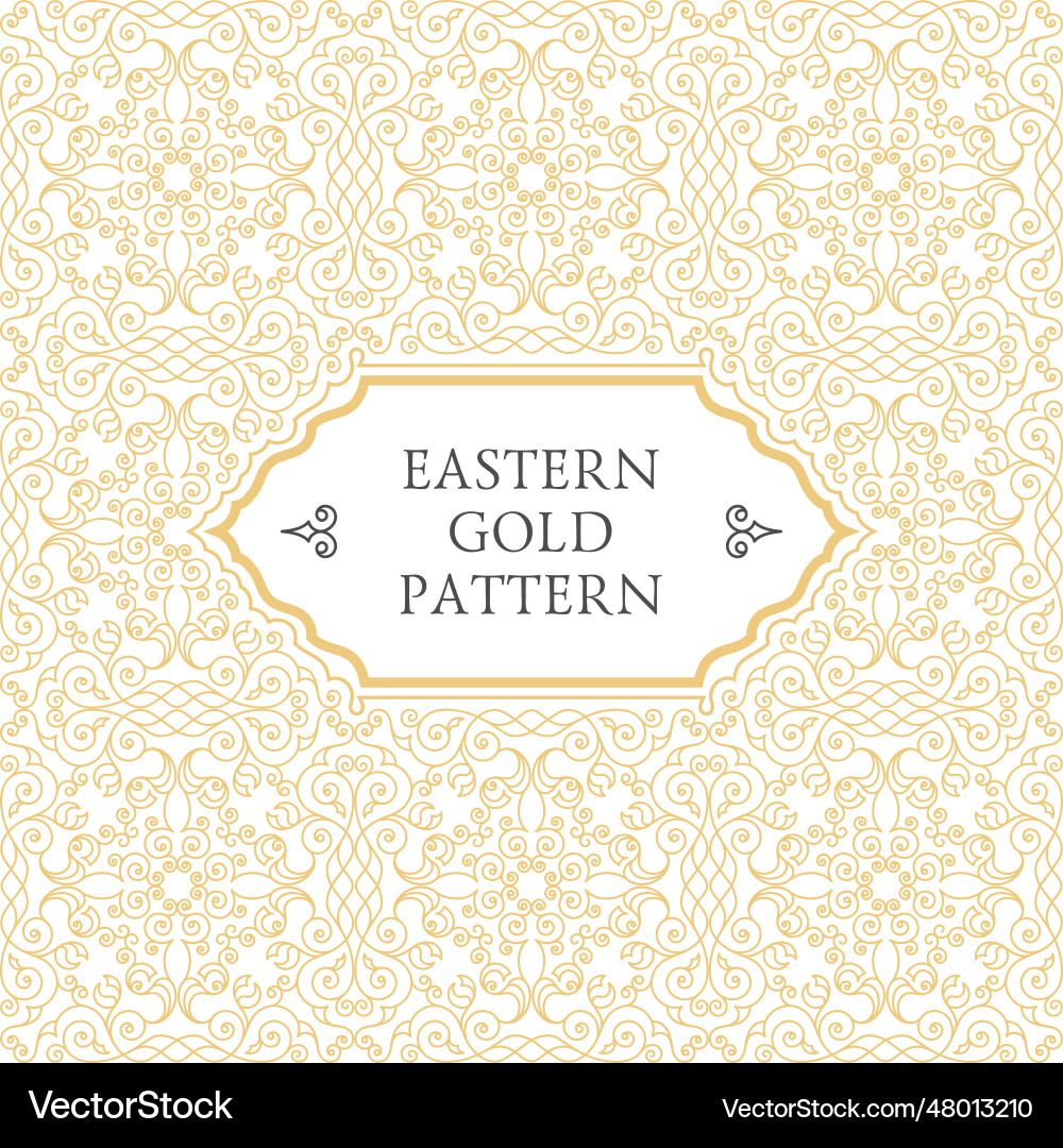 Moroccan Lace Gold Vector Images (over 1,500)