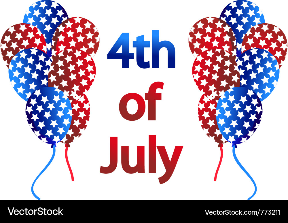 4th of july Royalty Free Vector Image - VectorStock
