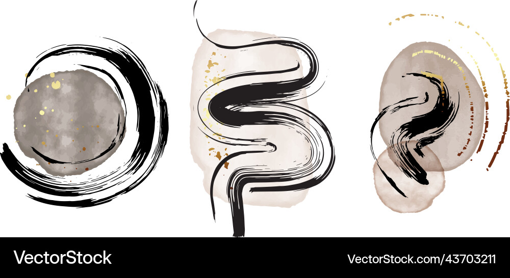 Grey fluid blob neutral liquid stain and pastel Vector Image