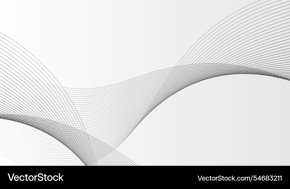 Wavy Line Pattern - Abstract Royalty Free Vector Image