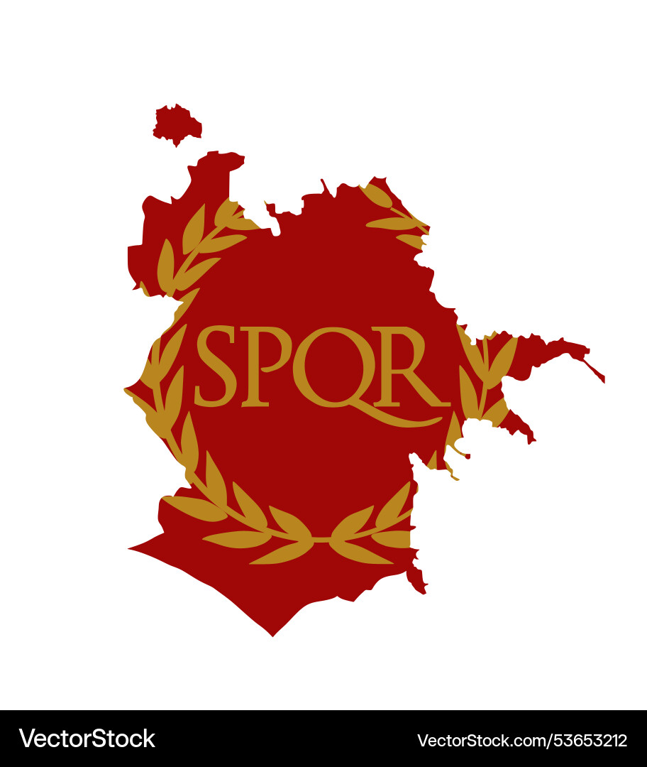 Rome city map silhouette isolated Royalty Free Vector Image