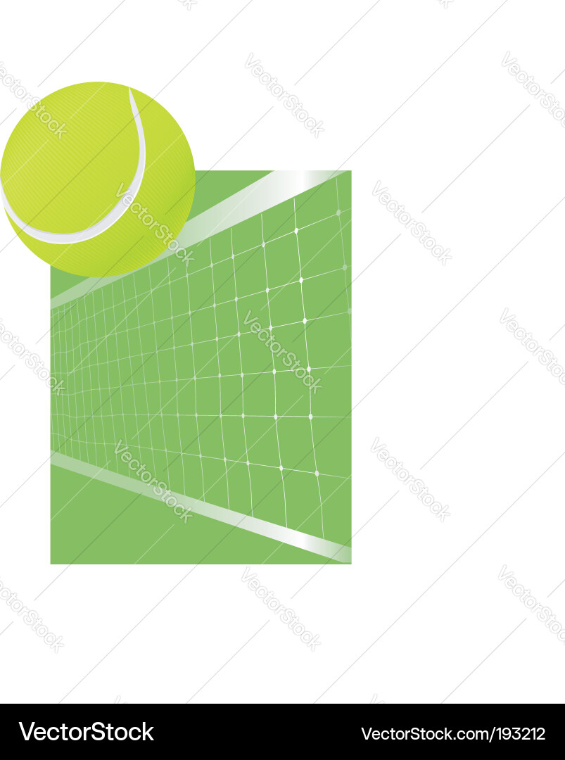 Tennis background Royalty Free Vector Image - VectorStock