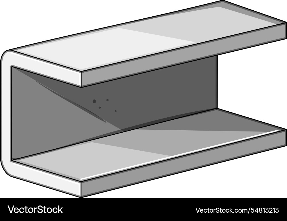 Support steel beam cartoon Royalty Free Vector Image