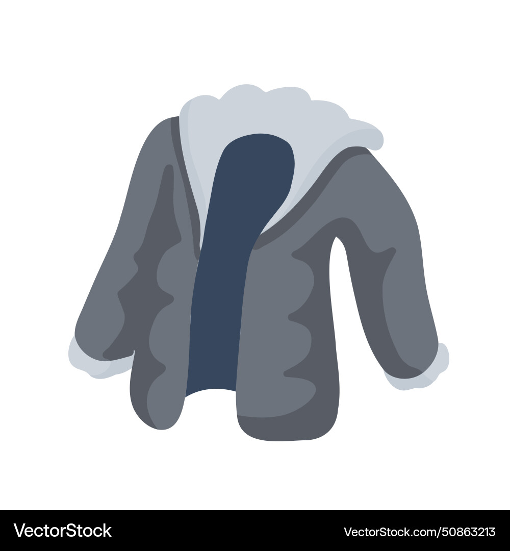 Warm jacket Royalty Free Vector Image - VectorStock