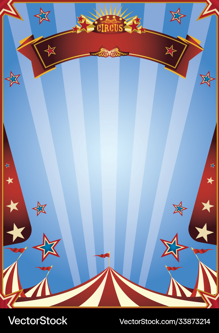Circus poster show Royalty Free Vector Image - VectorStock