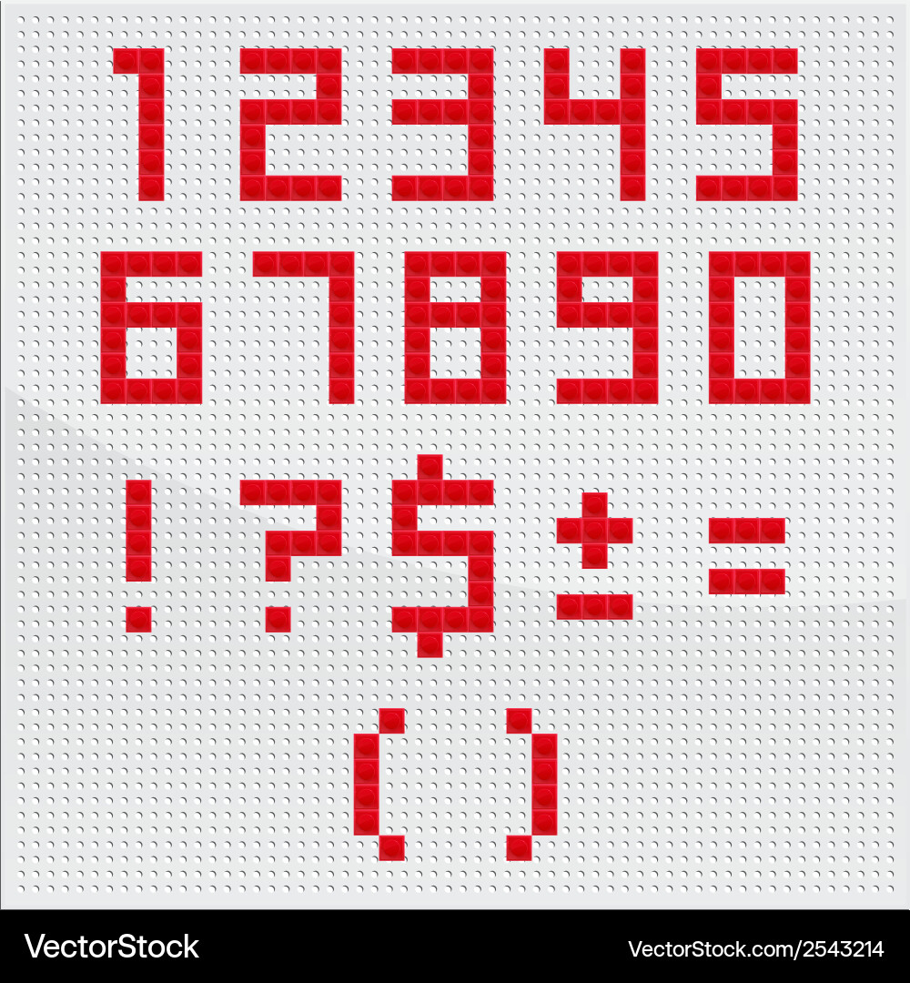 Lego Numbers Vector Images (25)