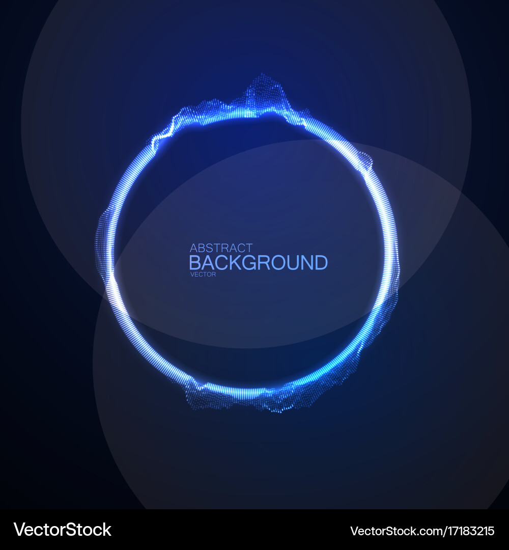 Neon glowing sound wave form Royalty Free Vector Image