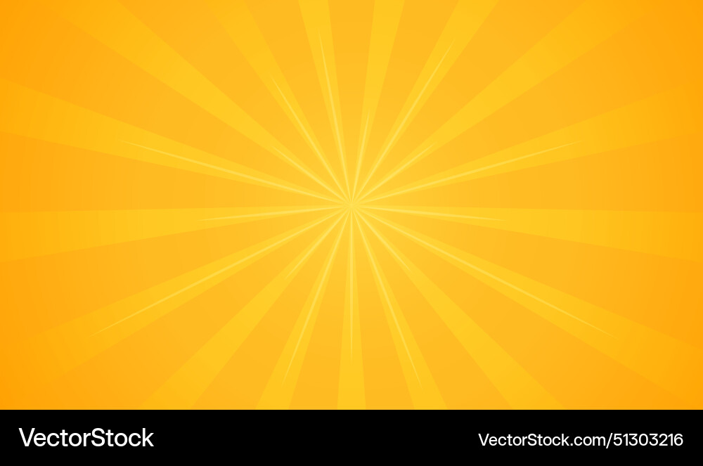 Yellow Sun Rays Background