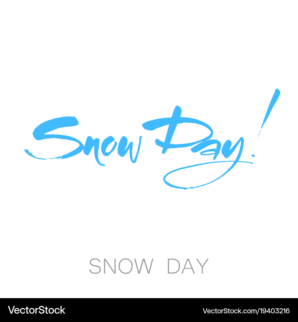 World snow day Royalty Free Vector Image - VectorStock