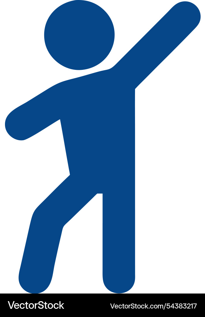 Dancing icon Royalty Free Vector Image - VectorStock