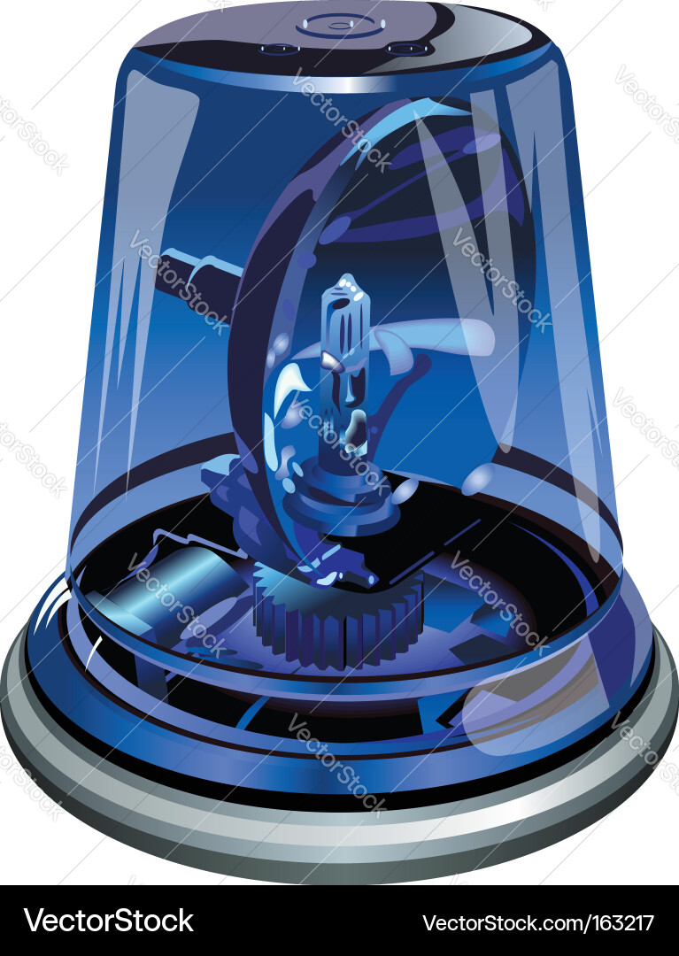 Emergency Flasher Light Royalty Free Vector Image