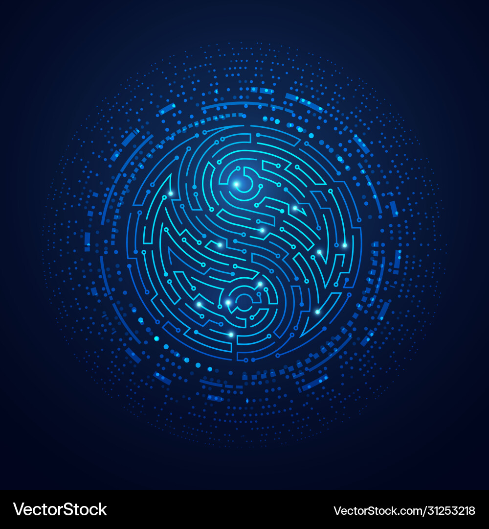 Digitalbalance Royalty Free Vector Image - VectorStock