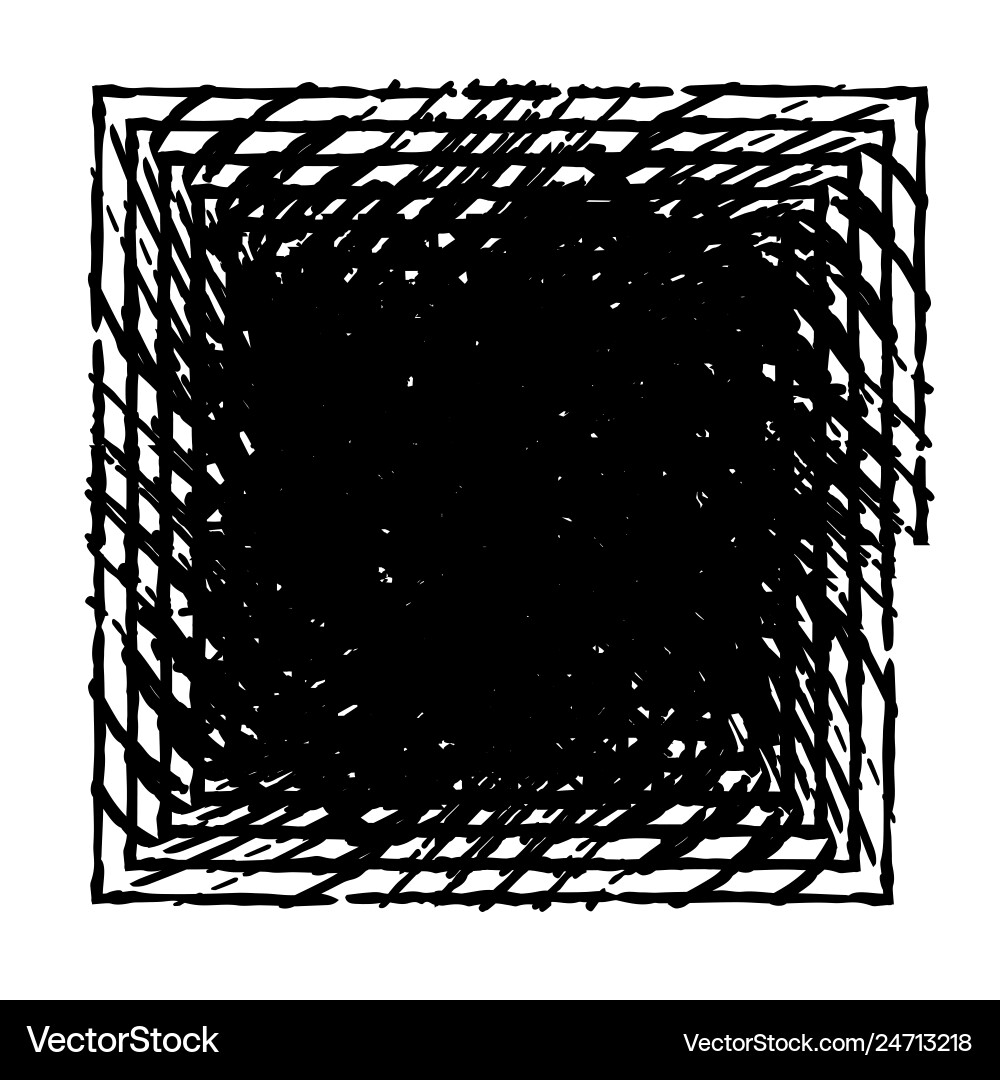 Distress square frame Royalty Free Vector Image