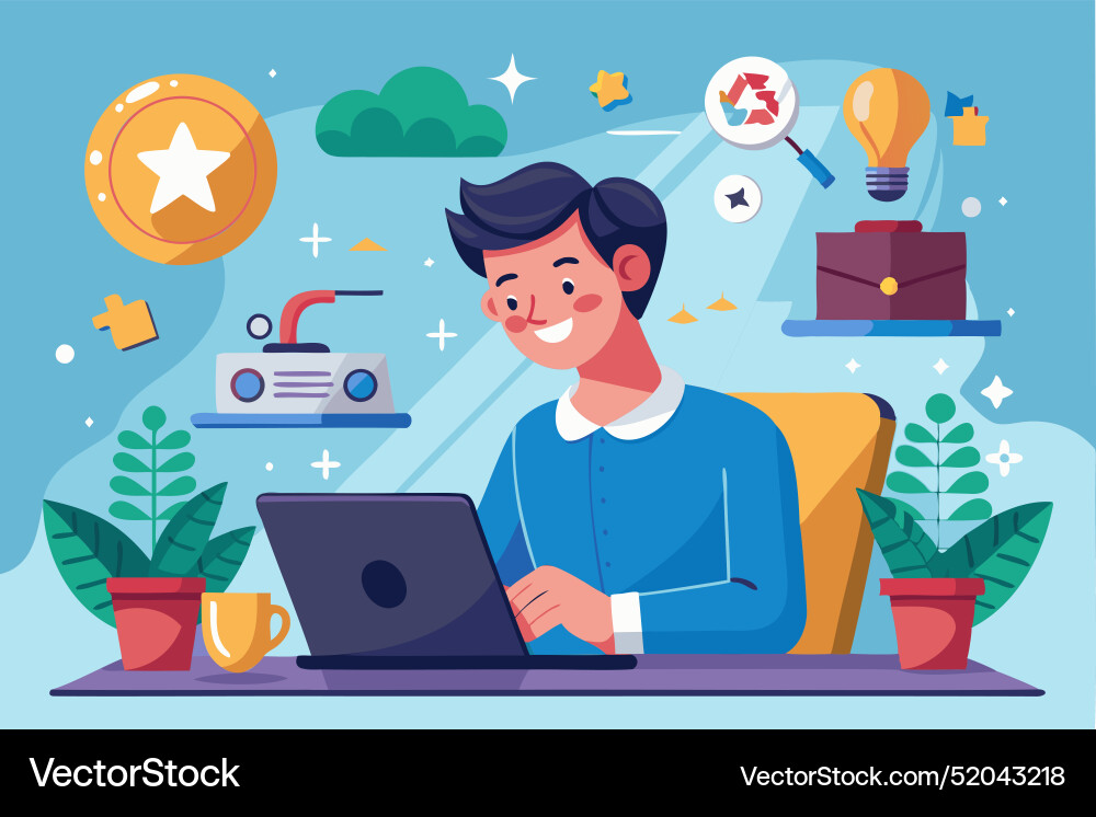 Gamification marketing strategy Royalty Free Vector Image