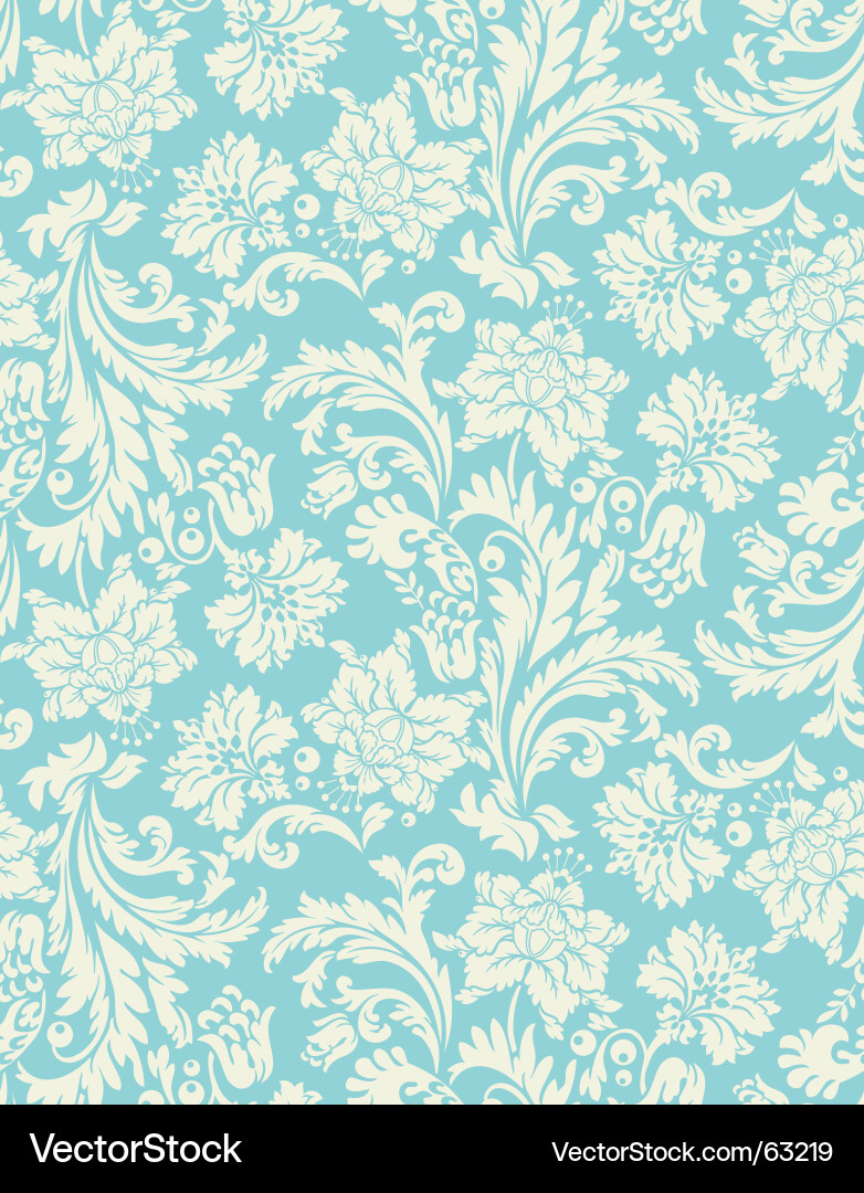 Floral Damask Pattern Royalty Free Vector Image