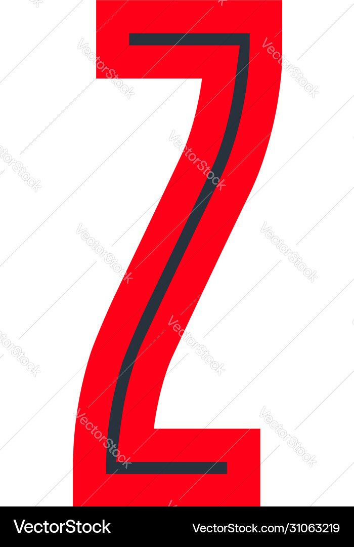 Font for your design colored alphabet Royalty Free Vector