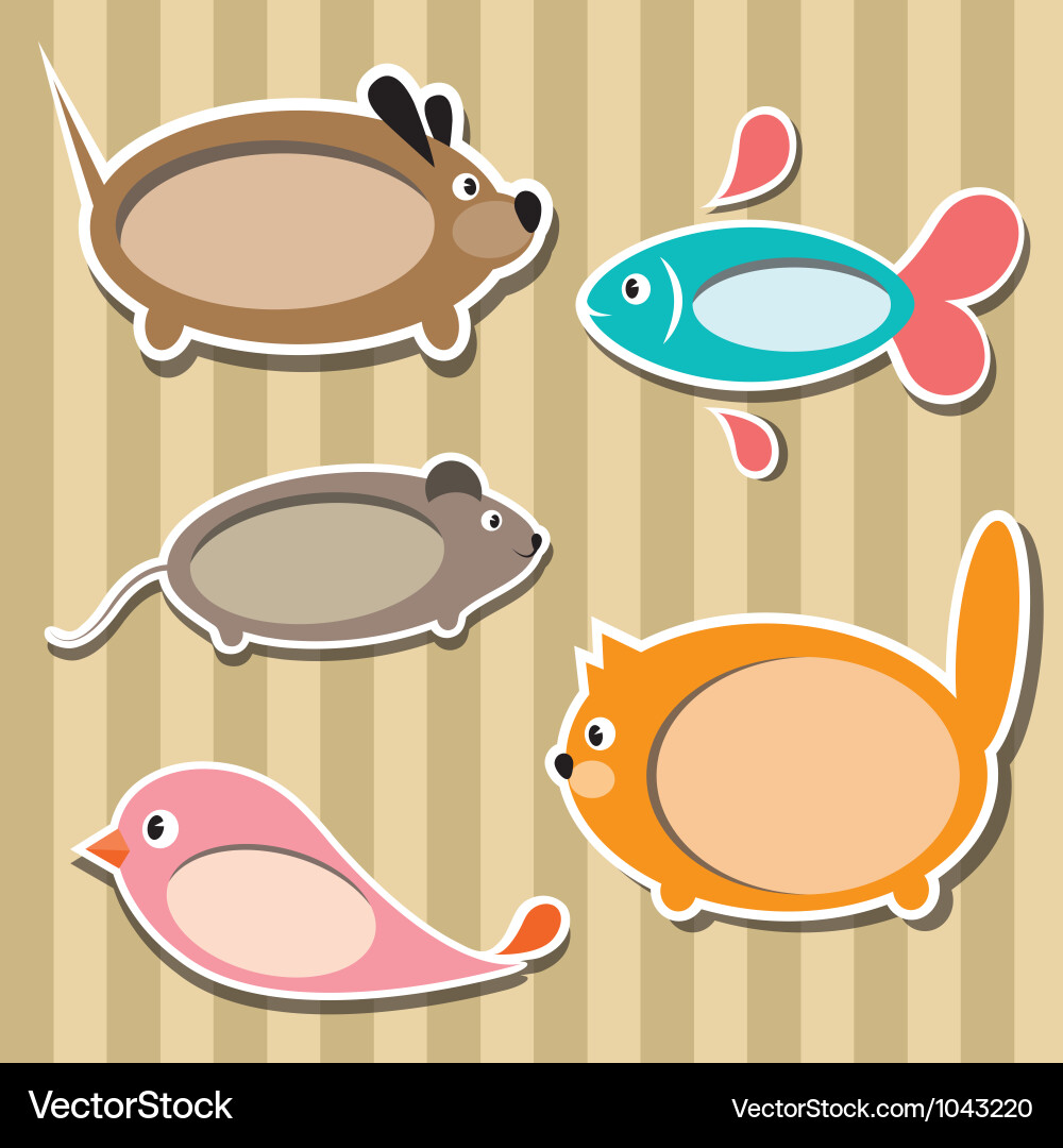 Animal frames Royalty Free Vector Image - VectorStock