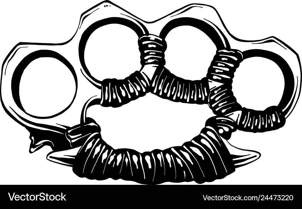 Knuckle Duster Tattoo Vector Images (38)