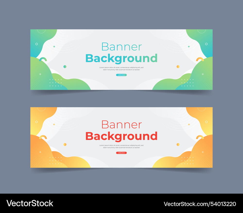 Modern geometric banner template Royalty Free Vector Image Modern geometric banner template Royalty Free Vector Image