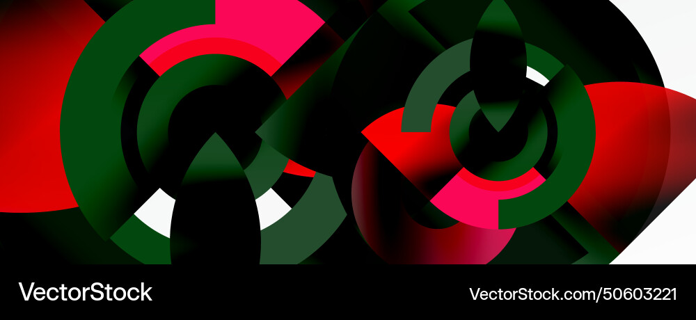 Circle geometric abstract background Royalty Free Vector