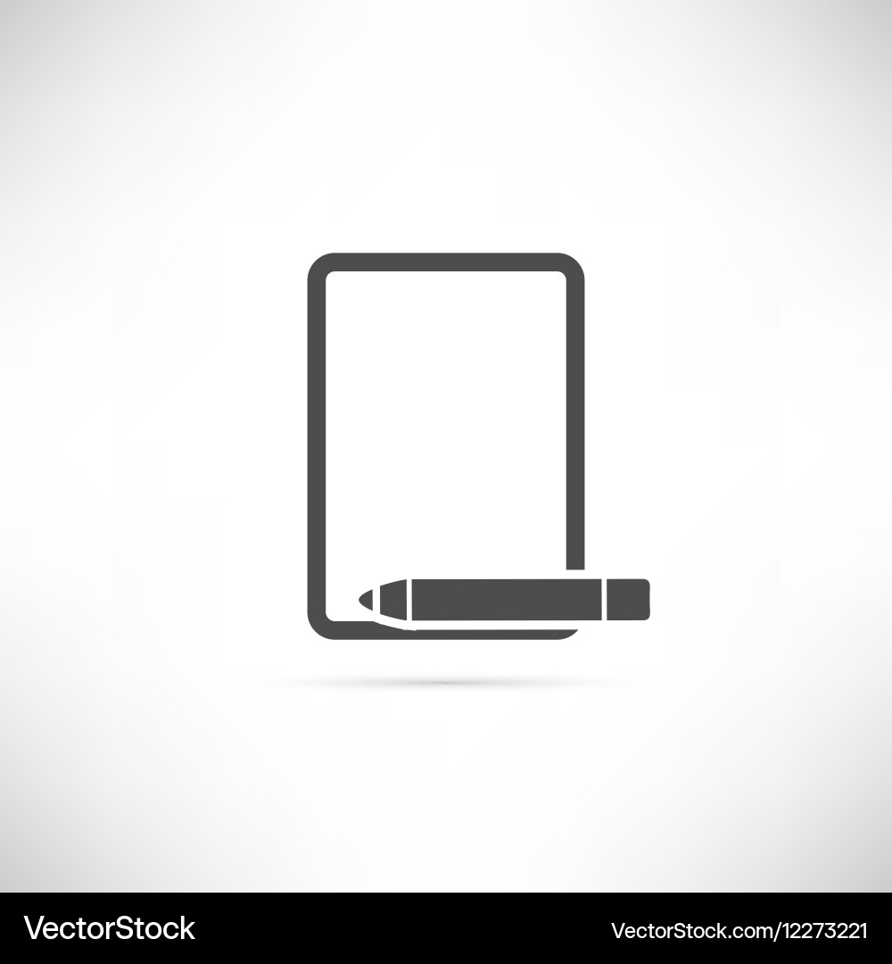 Das leere Symbol anfordern Lizenzfreies Vektorbild