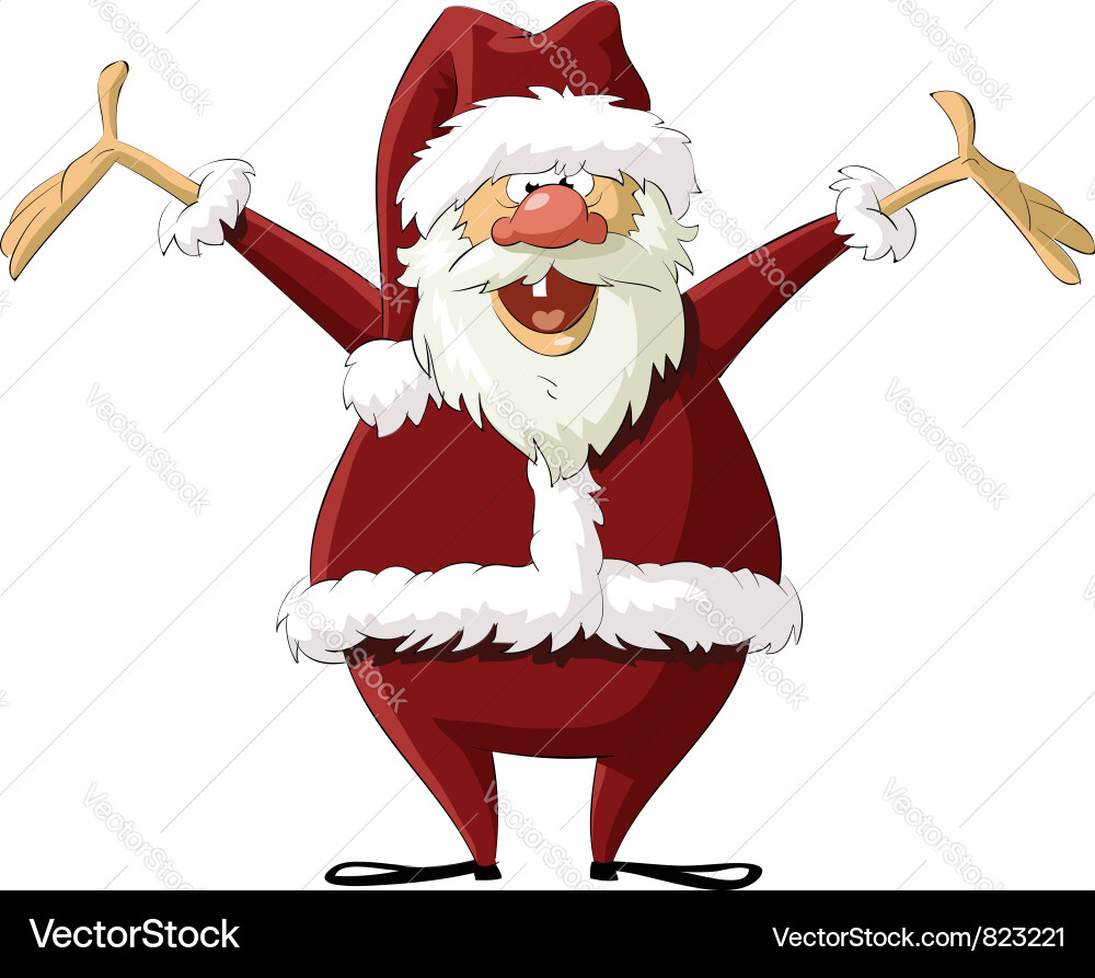 Santa Royalty Free Vector Image - VectorStock